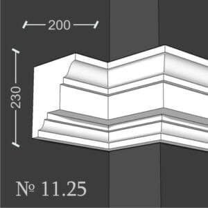 High Quality Production of Decorative Foam Exterior Cornices