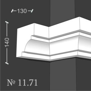 High Quality Production of Decorative Foam Exterior Cornices