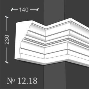 High Quality Production of Decorative Foam Exterior Cornices