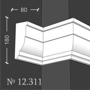 High Quality Production of Decorative Foam Exterior Cornices
