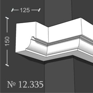 High Quality Production of Decorative Foam Exterior Cornices