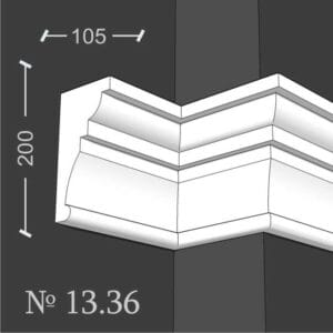 High Quality Production of Decorative Foam Exterior Cornices