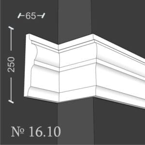 High Quality Production of Decorative Foam Exterior Cornices