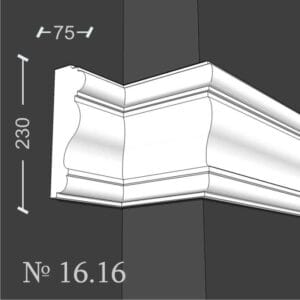 High Quality Production of Decorative Foam Exterior Cornices