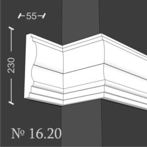 High Quality Production of Decorative Foam Exterior Cornices