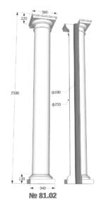 Exterior Decorative Foam Columns ~ Column Cladding ~ Production