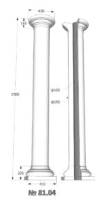 Exterior Decorative Foam Columns ~ Column Cladding ~ Production