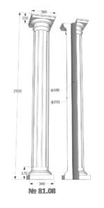 Exterior Decorative Foam Columns ~ Column Cladding ~ Production
