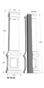 Exterior Decorative Foam Columns ~ Column Cladding ~ Production