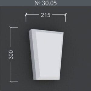 Exterior Foam Keystones