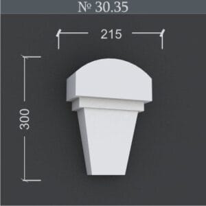 Exterior Foam Keystones