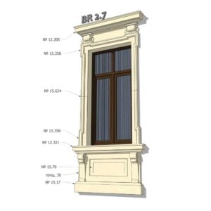 Exterior Foam Keystones