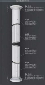Exterior Decorative Foam Columns ~ Column Cladding ~ Production • ArtFacade