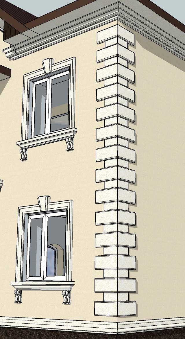 Exterior Foam Quoins