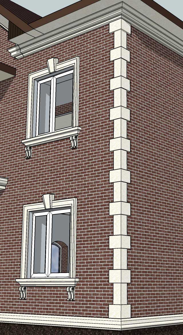 Exterior Foam Quoins